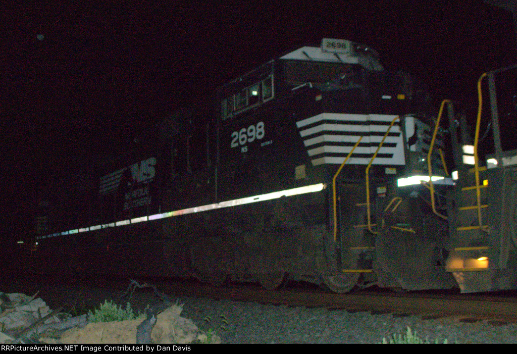 NS SD70M-2 2698 second out on 25T